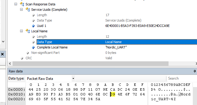 Advertising Payload format on BLE – JimmyIoT