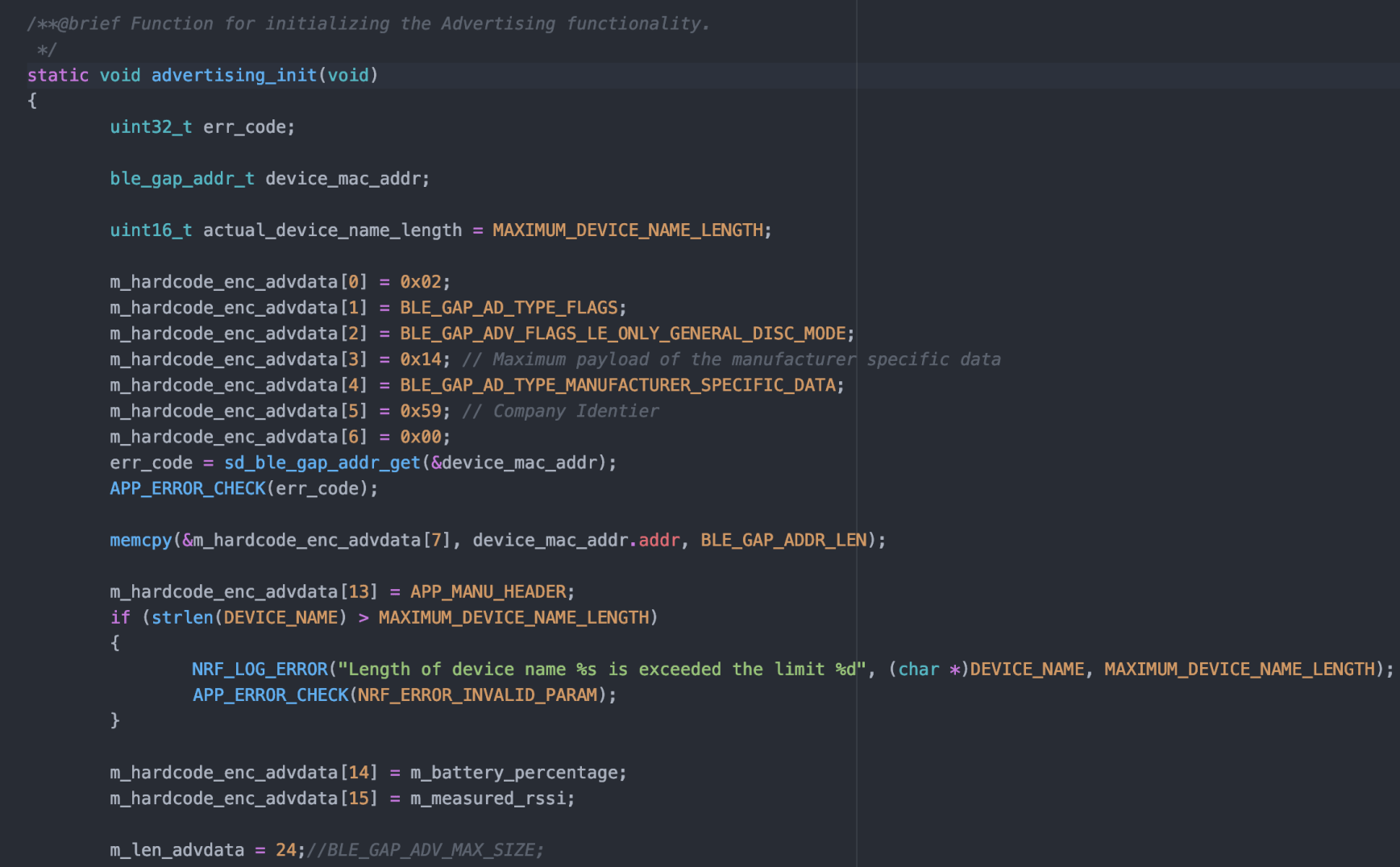How to change the advertising payload on the fly – JimmyIoT