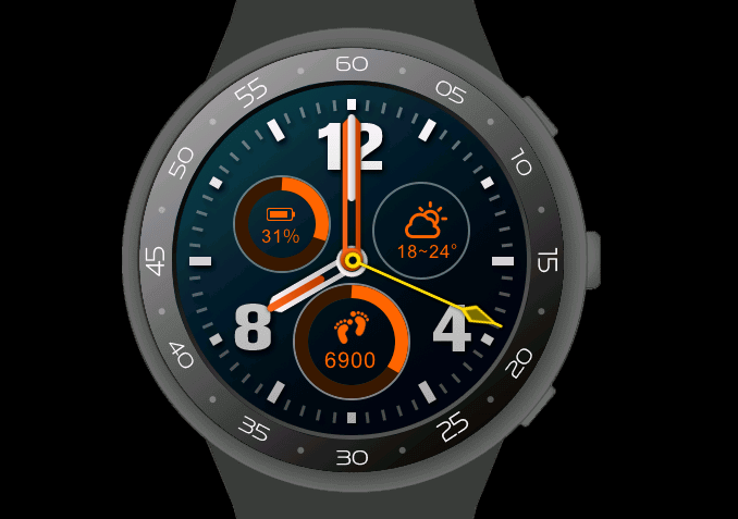 AWTK GUI Demo (Smart Watch) on nRF52840 – JimmyIoT