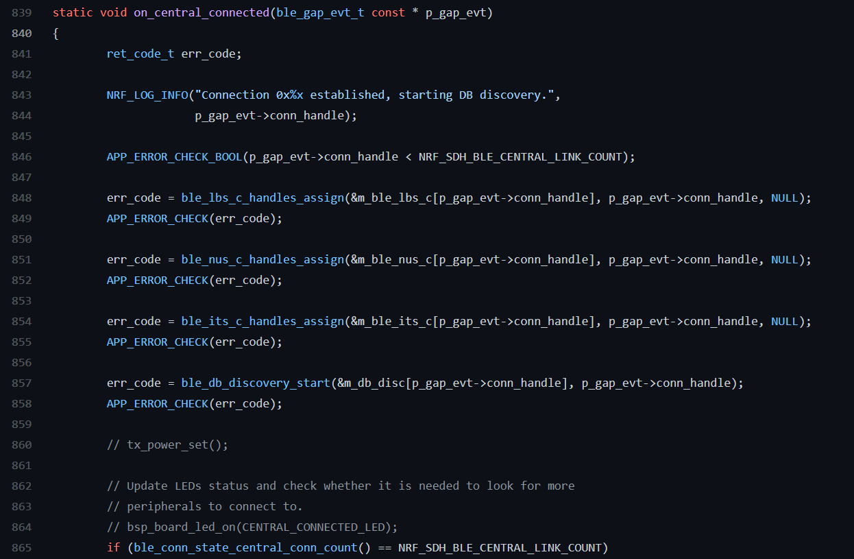 BLE Multiple Concurrent Role Example – JimmyIoT